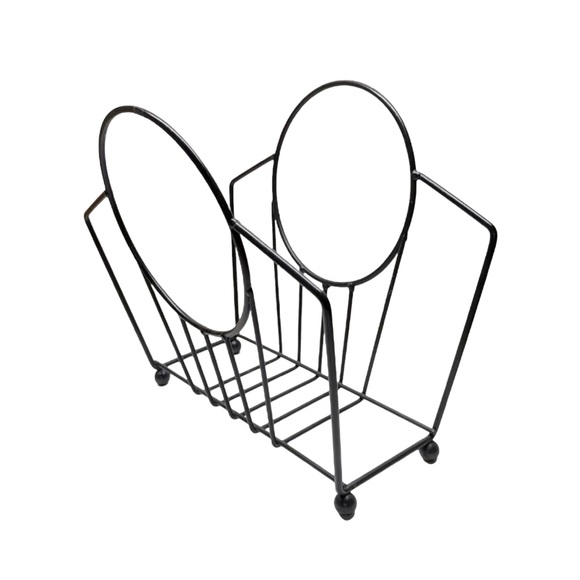 Storage & Organization | Wire Magazine Rack Art Deco Stand Holder ...